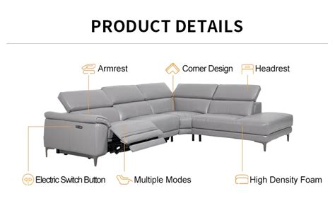Manwah Cheers Recliner Sofa Set Modern Luxury Leather