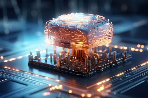 에 게시 됨 인공 지능 로봇 Ai 자율 운영 기술 가상 데이터베이스 Com 프리미엄 사진