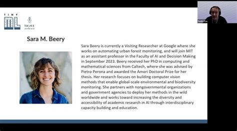 Tinyml Talks Efficient Ai For Wildlife Conservation Learning Center