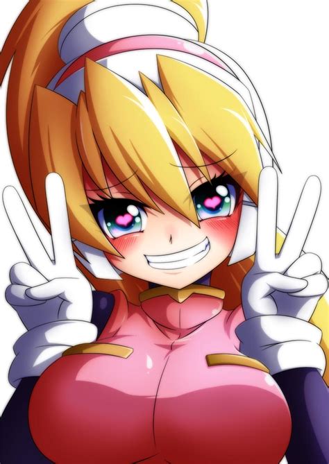 Rule 34 1girls Big Breasts Blonde Hair Busty Ciel Mega Man Double V