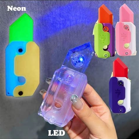 Jual Mainan Pisau Viral Gravity Carrot Knife 3d Printing Fidget Shopee Indonesia