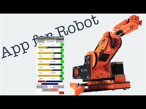 Free Video Robot Arm Programmed And Controlled With Smartphone Bluetooth From Skyentific