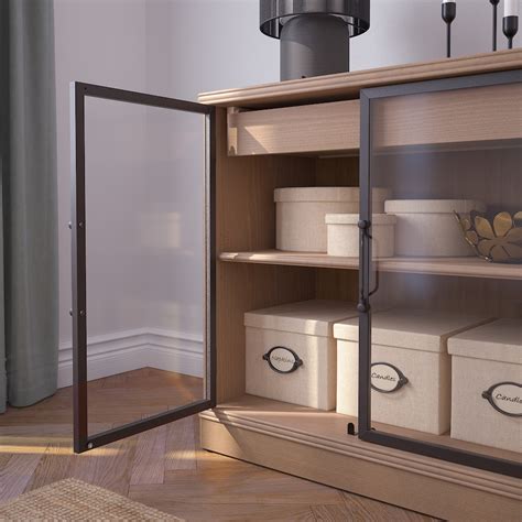 Lanesund Sideboard Gray Brown 161x47x81 Cm 633 8x181 2x317 8 Ikea Ca