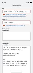Error En Formularios Pack Tienda WordPress Foro W