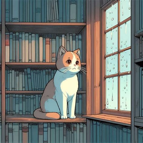 A Studio Ghibli Cat Raiart