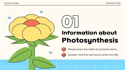 주황과 초록의 팝한 광합성 교육자료 미리캔버스