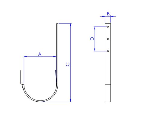 A2 Gutter Brackets To Suit Half Round Gutter Nsw Kfc Roofing A2 Gutter Brackets To Suit Half Round Gutter Nsw Kfc Roofing