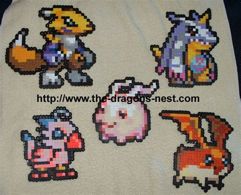 Digimon Bead Sprite Perler Beads Perler Bead Art
