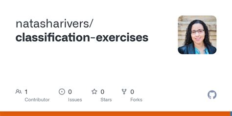 Github Natasharivers Classification Exercises