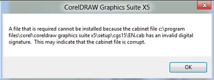 CorelDraw Graphics Suite X An Error Message Appears Techyv