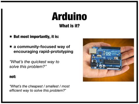intro to the arduino entrepreneurial system ppt