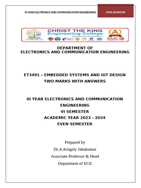 15two Marks With Answers Pdf Central Processing Unit Embedded System