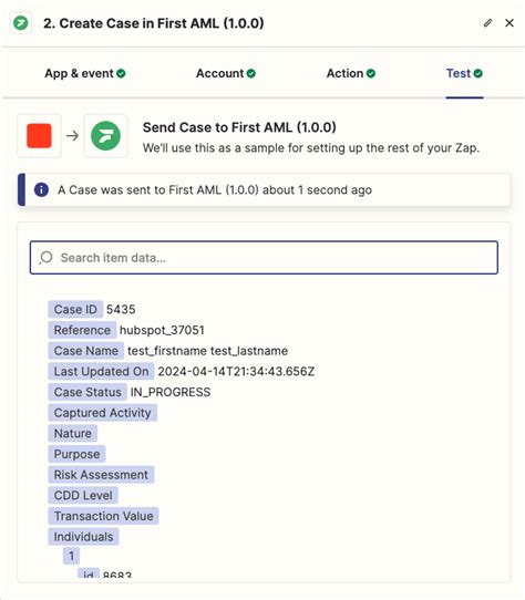 Examples First AML Public API Documentation
