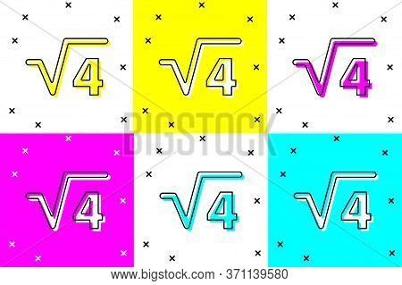 Set Square Root Vector Photo Free Trial Bigstock