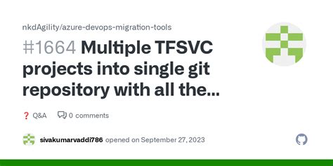 Multiple TFSVC Projects Into Single Git Repository With All The History
