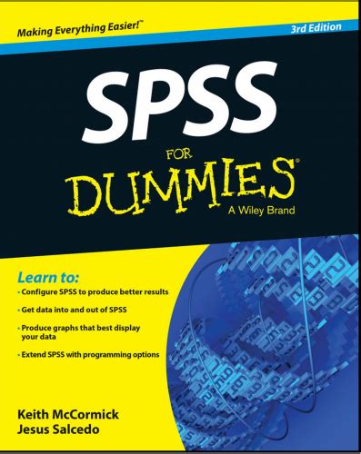 Spss Statistics For Dummies The Klintaps Cohas E Library