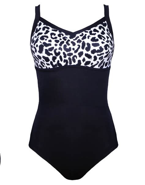 Nancy Long Length Swimsuit Leopard Halocline Swimwear