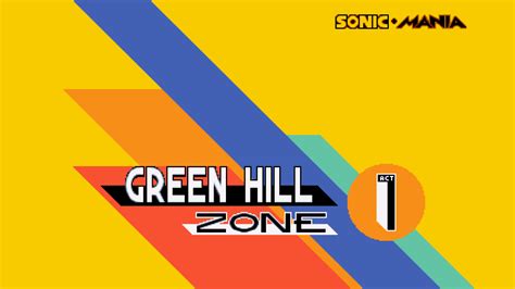 Zone Sonic Mania Interface In Game