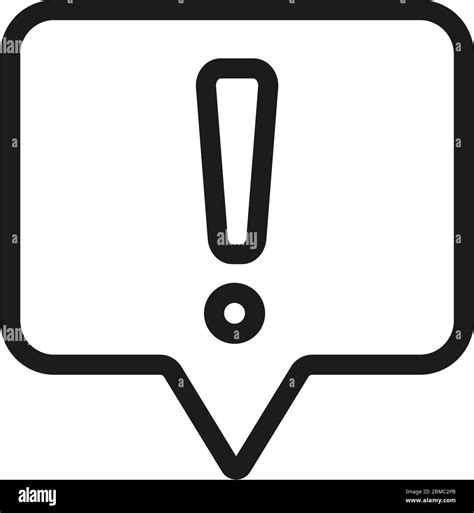 Exclamation Mark Icon Stock Vector Image And Art Alamy