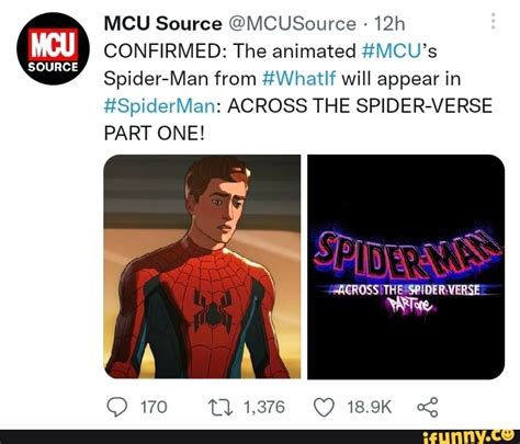 Source Mcu Source Confirmed The Animated S Spider Man From Whatlf