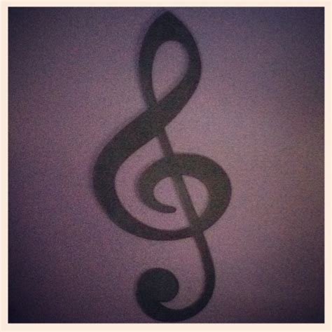 My Big Treble Clef Wall Decor