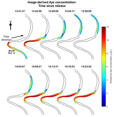 Remote Sensing Of Tracer Dye Concentrations In Rivers Land Imaging Report Site