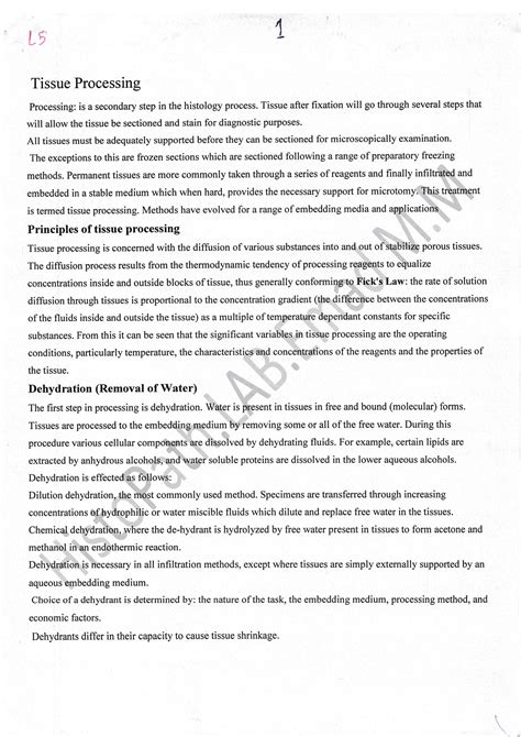 Solution Histopathology Lab 5 Studypool