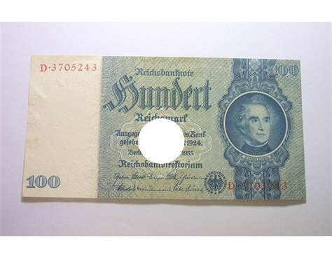 德国第三帝国1935年 化学家李比希100马克 无字母花纹水印 爽品 旋风钱币请看我的其他物品 旋风钱币请看我的其他物品 麦稀奇