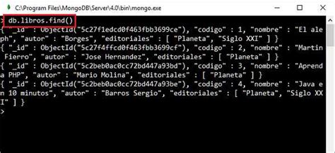 Insertar Documentos Mediante Los Métodos Insertone E Insertmany De Una Colección