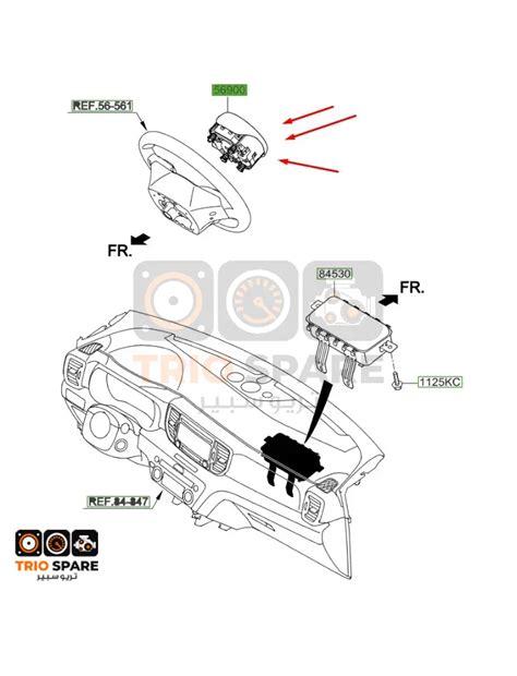 Module Assy Steering Wheel Airbag Kia Sportage 2016 2022 56900f1000