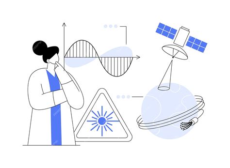 레이저 기술 추상 개념 벡터 일러스트 레이 션 프리미엄 벡터