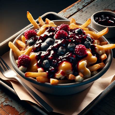 Poutine With Berry Compote Recipe A Special Twist On A Classic Comfort