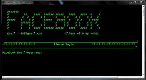 Facebook Hacking Tool