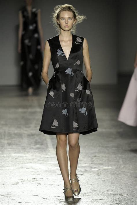 A Model Walks The Runway During The Hui Zhou Fashion Show Editorial