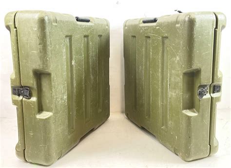 Lot 2pc Vintage Electronics Cases