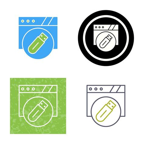 Usb Flash Drive Vector Icon 34406107 Vector Art At Vecteezy
