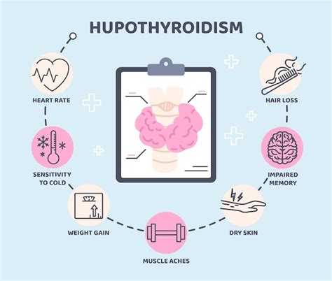 Premium Vector Thyroid Infographic Concept