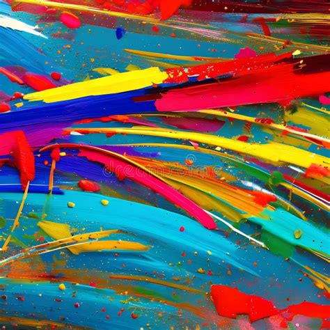 537 Abstract Paint Splatters An Artistic And Expressive Background