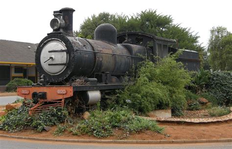Old Steam Locomotives In South Africa Vereeniging Station Forecourt Sar Class 6b No 500