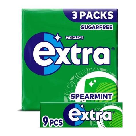 Extra Spearmint 3pack Thefoodbev