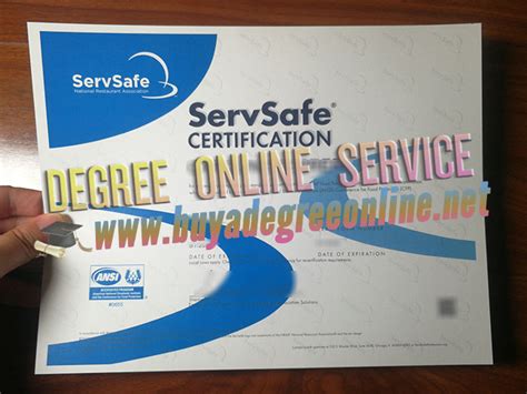 How Do I Get A Fake ServSafe Manager Certificate Online