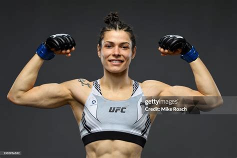 Melissa Gatto Of Brazil Poses For A Post Fight Portrait Backstage