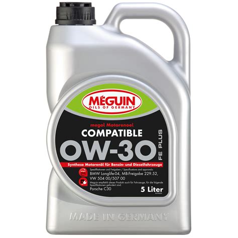 Meguin Megol Compatible 0w 30 Fe Plus 5 Liter 42 99