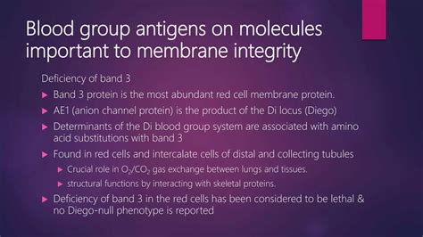 Red Cell Antigens And Functions Pptx