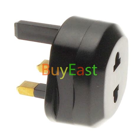 Pcs Uk To Eu Us Travel Adaptor Type G Power Plug Adapter Black Color In Electrical Sockets