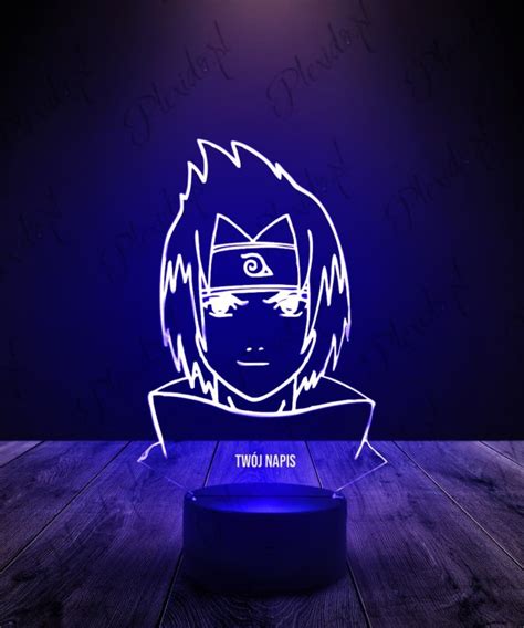 Lampka Led 3d Plexido Naruto Sasuke Plexidopl