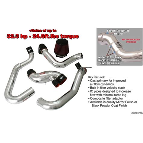 Injen 03 06 Evo 89mr Cast Aluminum Intake System W Full Intercooler