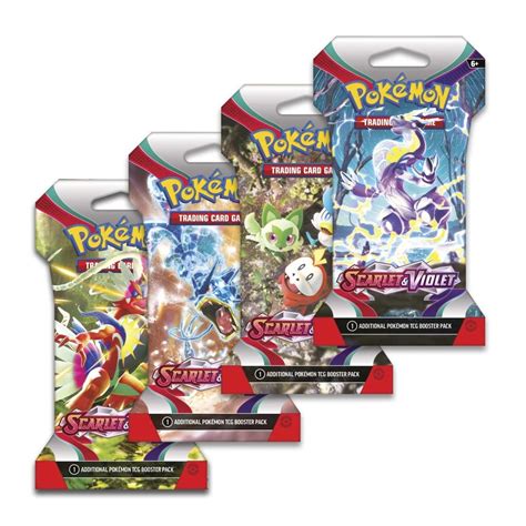 Pokémon TCG Scarlet Violet Sleeved Booster Pack 10 Cards Pokémon