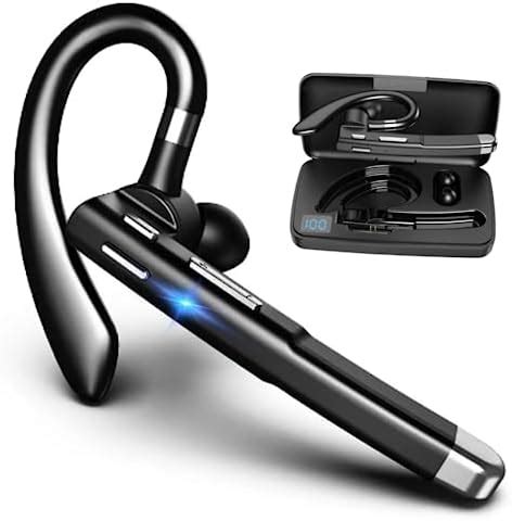 Amazon Com Bluetooth Headset With Microphone Wireless Headphones With ENC Noise Cancelling Mic
