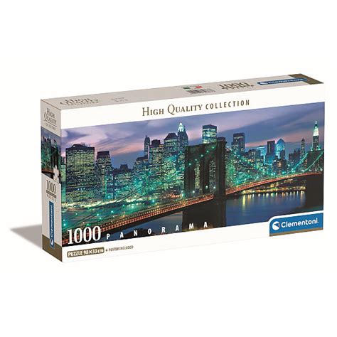 Clementoni Puzzle 1000 Db Os Panoráma New York Gyerekajándék